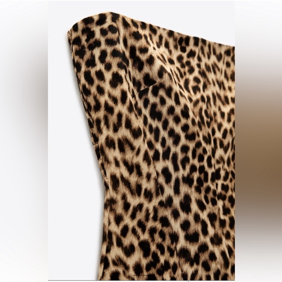 Zara | Dresses | Zara Printed Sheath Dress Leopard | Poshmark
